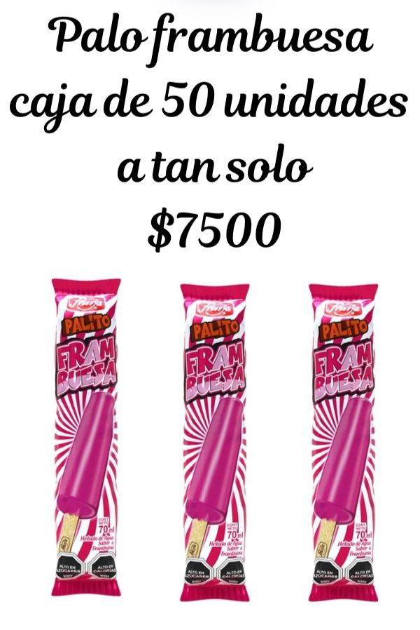 Ofertalow - Helados 50 unidades fruna